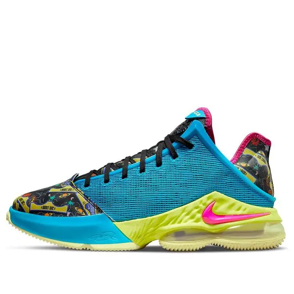 Nike Lebron 19 Low "lebronival" Sneakers - Blue/green