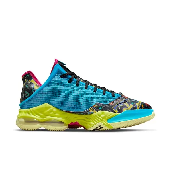 Nike Lebron 19 Low "lebronival" Sneakers - Blue/green