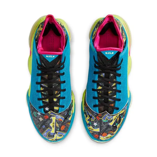 Nike Lebron 19 Low "lebronival" Sneakers - Blue/green