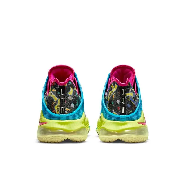 Nike Lebron 19 Low "lebronival" Sneakers - Blue/green