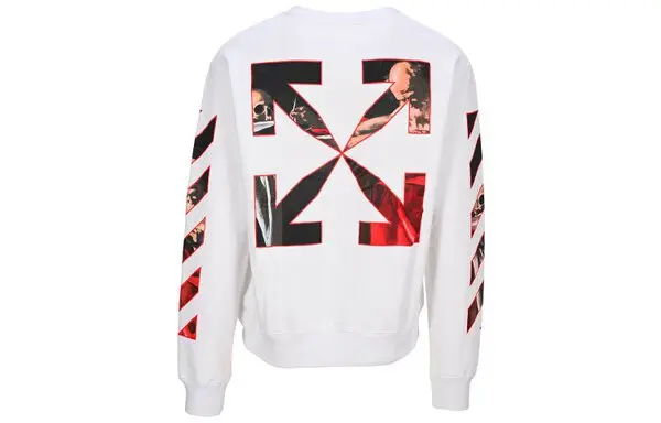 Off-White Graphic Print Crewneck Pullover