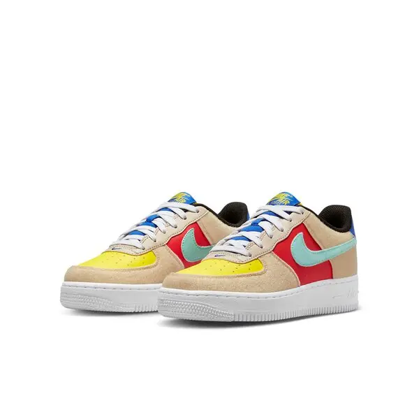 Nike Force 1 Low Multi-color Sneakers - Multi-color/white
