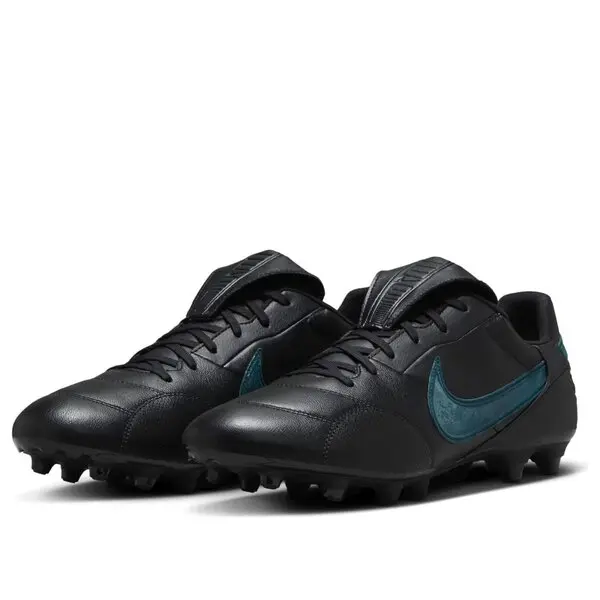 Nike Premier 3 Low Fg Football Cleats - Black/deep Jungle/black