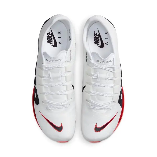 Nike Zoom Maxfly More Uptempo Athletic Sneakers - White/black