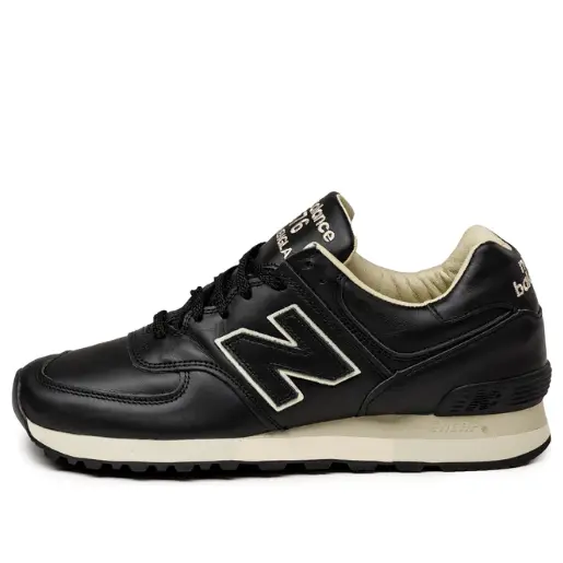 NEW BALANCE 576 Made In England "black Cement" Sneakers - Black/cement