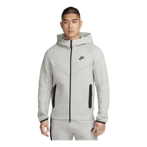 Nike Tech Fleece Hooded Jacket - Grey
