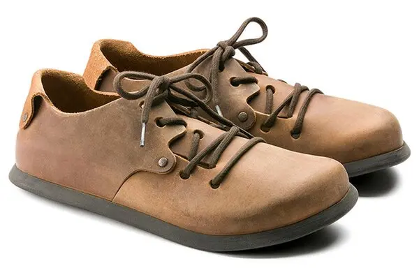 BIRKENSTOCK Montana Series Cowhide Casual Shoes - Brown