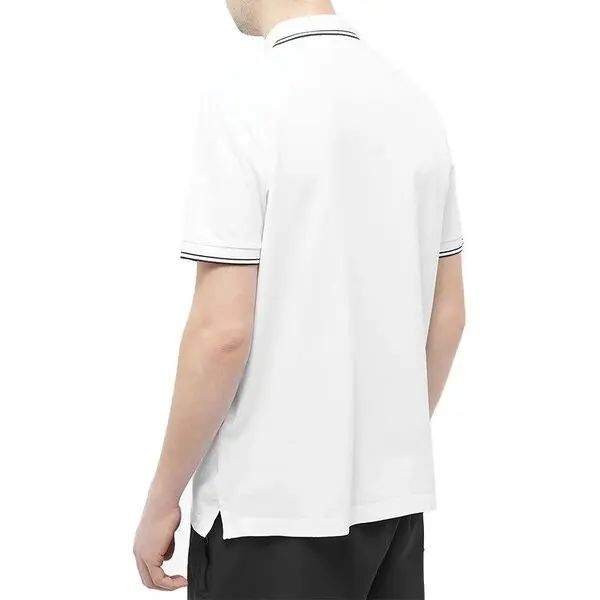Stone Island Patch Polo Shirt - White