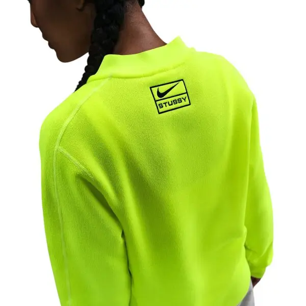 Nike X Stussy Thermal Pullover Sweatshirt - Neon