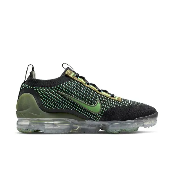 Nike Vapormax 2021 Flyknit Sneakers - Black/green