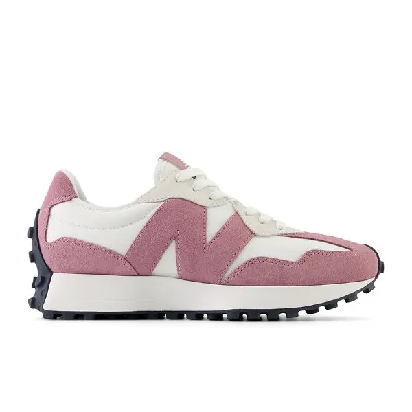 NEW BALANCE 327 Athletic Sneakers - White/pink