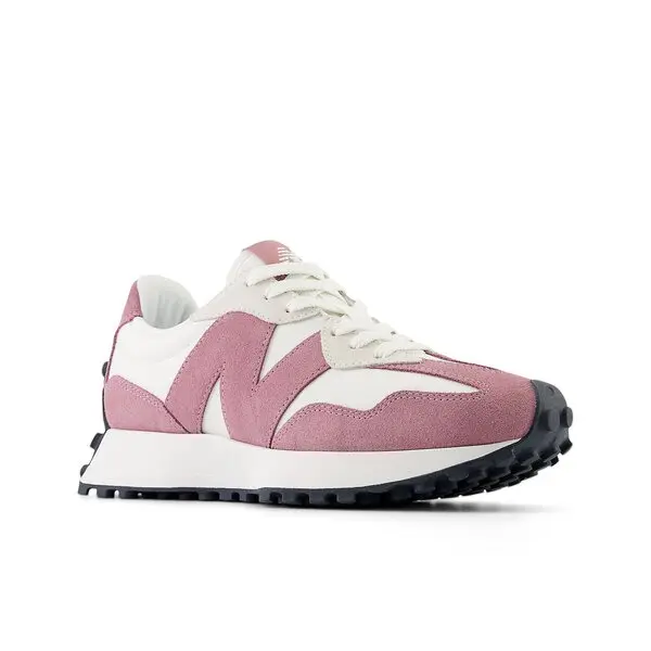 NEW BALANCE 327 Athletic Sneakers - White/pink