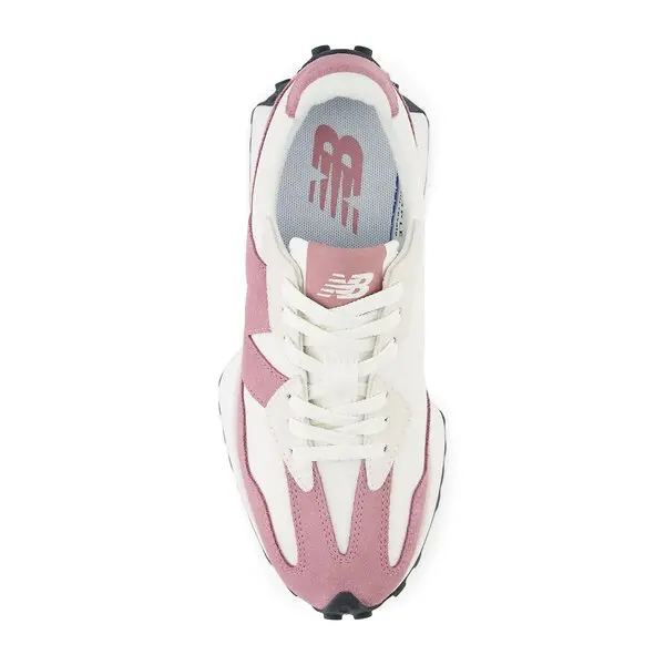 NEW BALANCE 327 Athletic Sneakers - White/pink