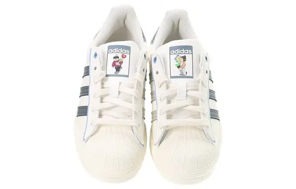 Adidas Originals Superstar X Charr Morita Sneakers - White/blue
