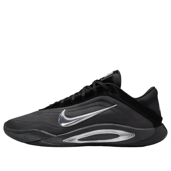 Nike A'one "black Metallic Silver" Sneakers - Black/metallic Silver
