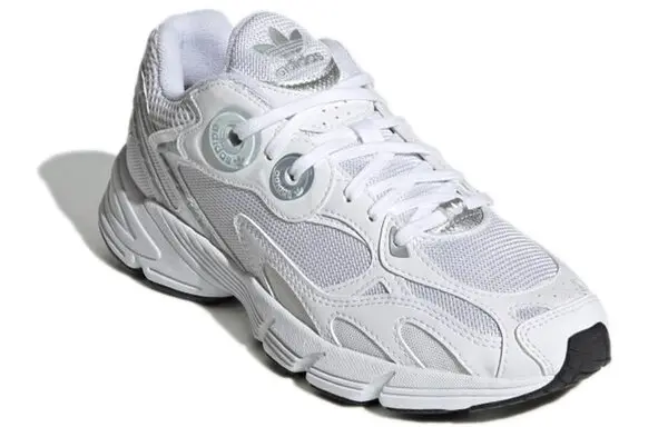 Adidas Astir Silver Metallic Sneakers - White