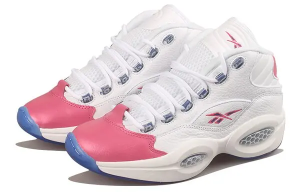 REEBOK Eric Emanuel X Question Mid High Top Sneakers - Pink