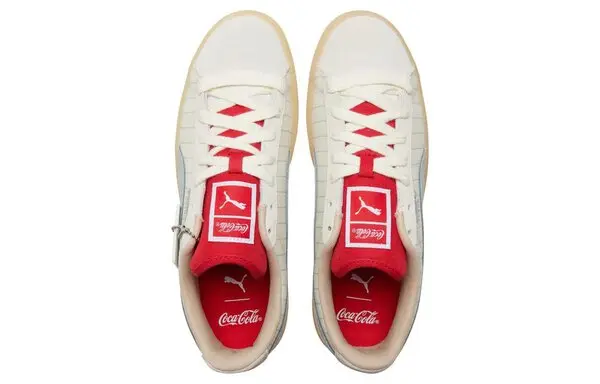 PUMA Coca-cola X Suede "slate Pinstripes" Lace Up Sneakers