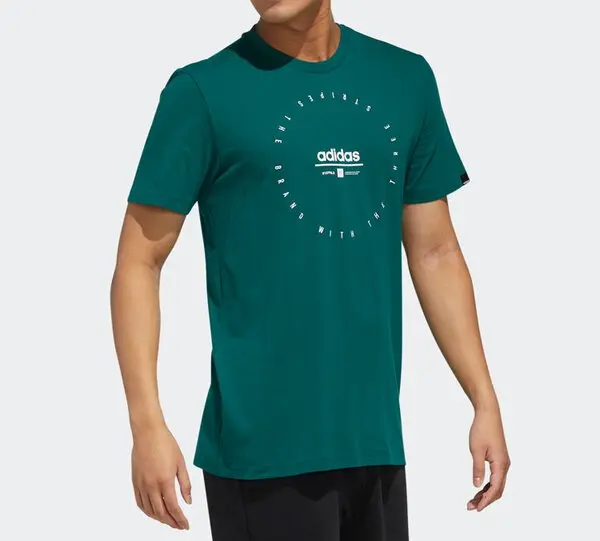 Adidas Clock Short Sleeve College T-shirt - Green
