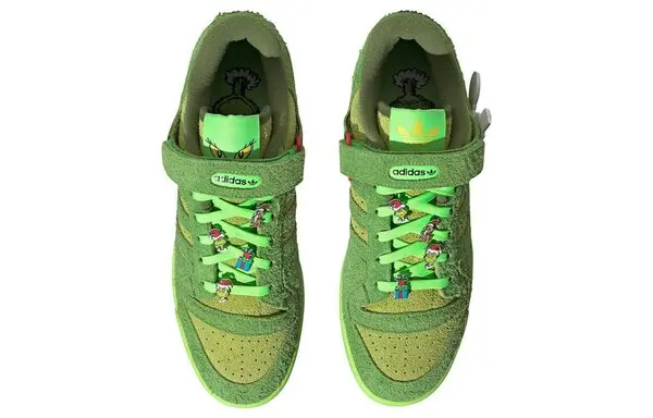 Adidas Dr. Seuss X Forum Low 'grinch' Sneakers