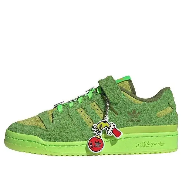 Adidas Dr. Seuss X Forum Low 'grinch' Sneakers - Green