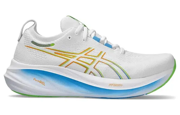 Asics Gel-nimbus 26 Sneakers - White/waterscape