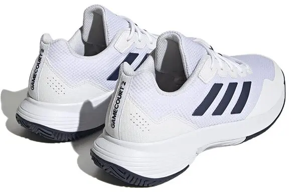 Adidas Gamecourt 2.0 Athletic Sneakers - White/blue