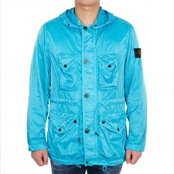 Stone Island Logo Patch Hooded Jacket