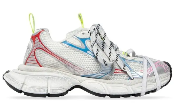 Balenciaga 3xl Sneakers - White/red/blue
