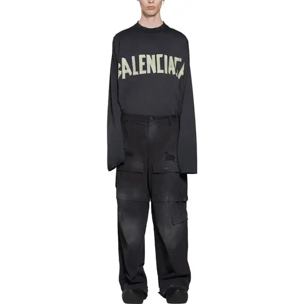 Balenciaga Cargo Pants - Black