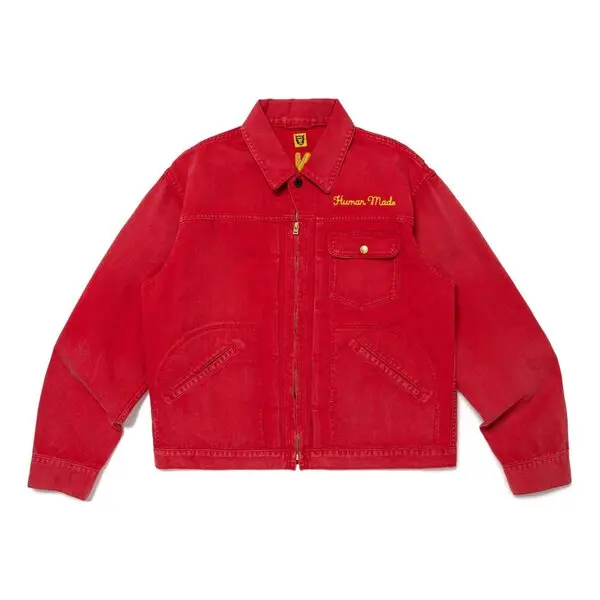 HUMAN MADE Zip-up Work Jacket - Red