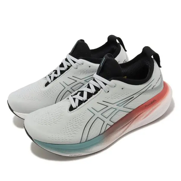 Asics Gel-nimbus 25 Athletic Sneakers - Grey/white/black
