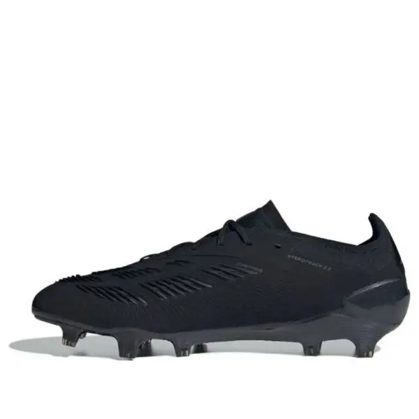 Adidas Predator 24 Elite Low Fg 'base Black Pack' Football Cleats - Core Black/carbon/core Black