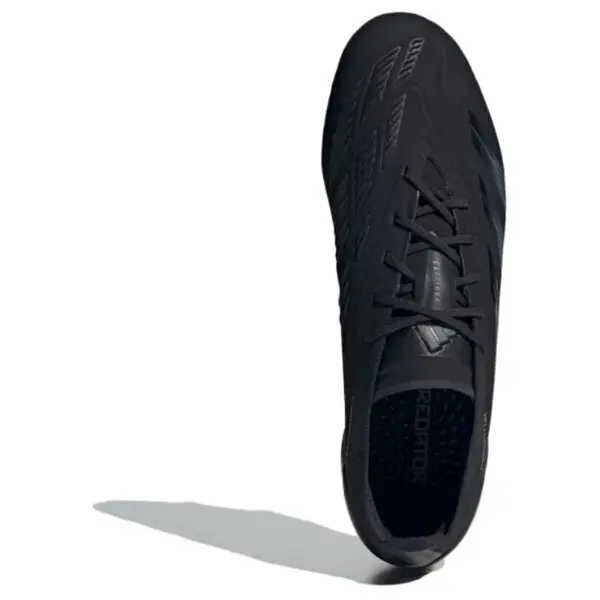 Adidas Predator 24 Elite Low Fg 'base Black Pack' Football Cleats - Core Black/carbon/core Black