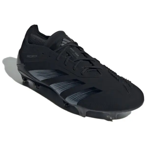 Adidas Predator 24 Elite Low Fg 'base Black Pack' Football Cleats - Core Black/carbon/core Black