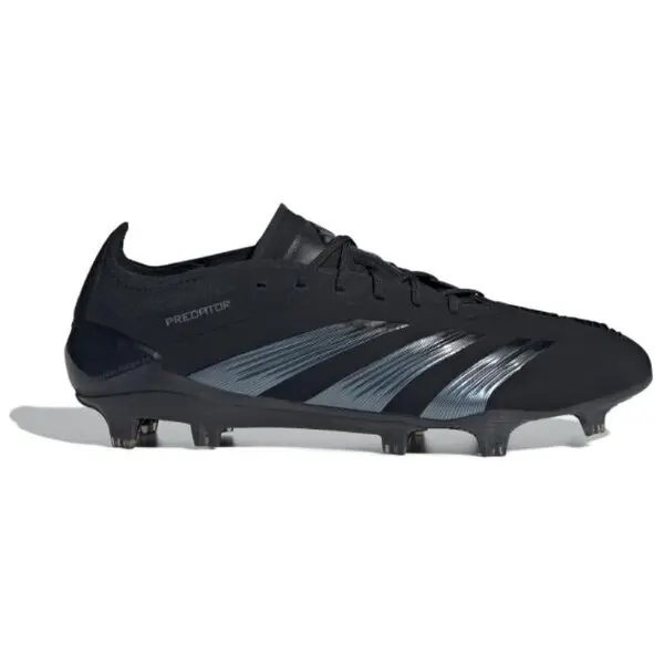 Adidas Predator 24 Elite Low Fg 'base Black Pack' Football Cleats - Core Black/carbon/core Black