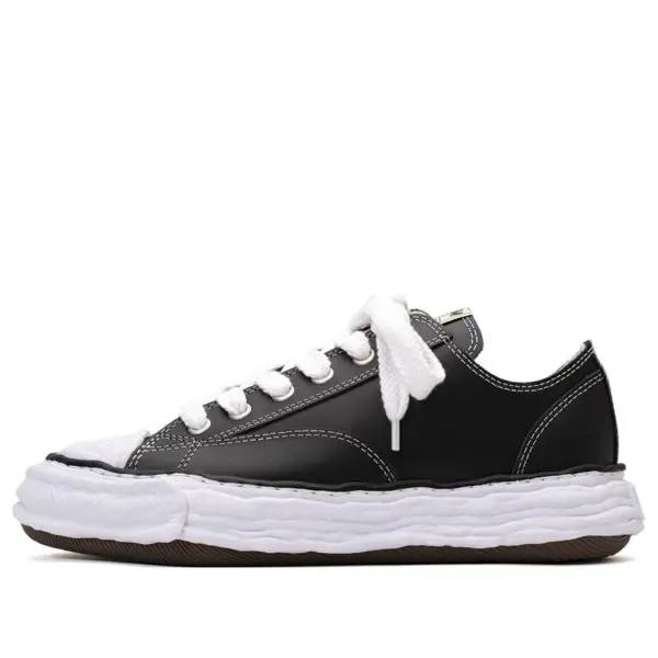 Mihara Yasuhiro Peterson23 Og Sole Leather Low Top Sneakers - Black