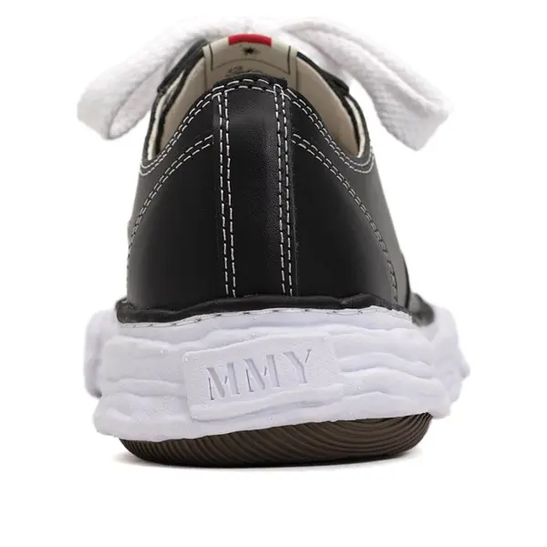 Mihara Yasuhiro Peterson23 Og Sole Leather Low Top Sneakers - Black