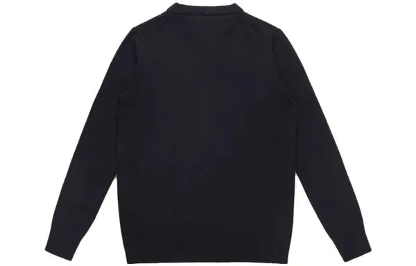 Play Comme Des Garcon V-neck Pullover Red Emblem
