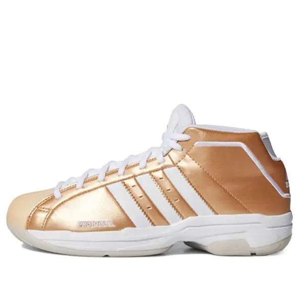 Adidas Pro Model 2g 'gold Medal' Sneakers - Gold/white/gray