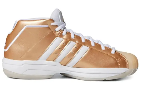 Adidas Pro Model 2g 'gold Medal' Sneakers - Gold/white/gray