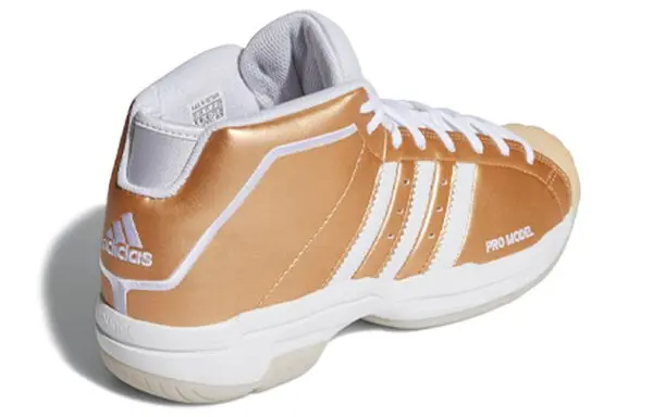 Adidas Pro Model 2g 'gold Medal' Sneakers - Gold/white/gray