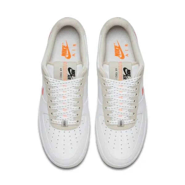Nike Force 1 Low 'orange Swoosh - White/orange