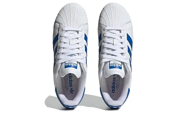 Adidas Originals Superstar Xlg Platform Sneakers - Cloud White/blue/cloud White