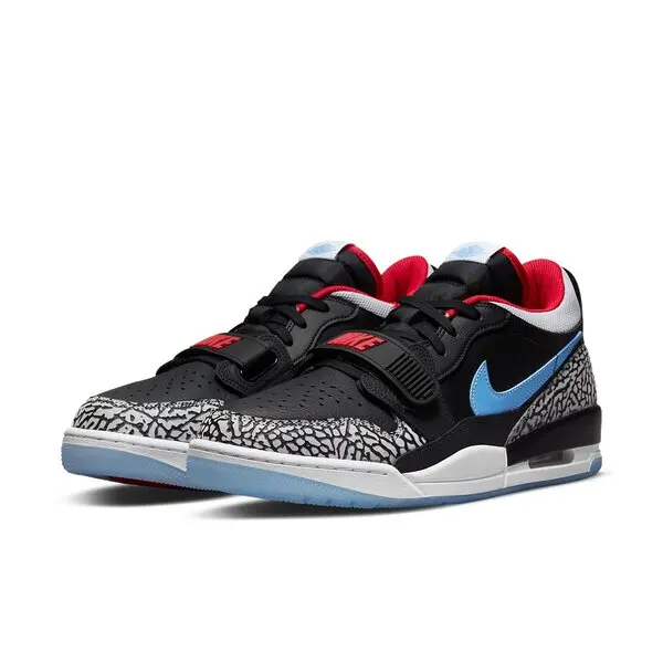 JORDAN Air Legacy 312 Low "chicago Flag - Black/blue/gray