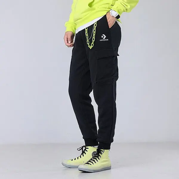 CONVERSE Star Chevron Cargo Pants - Black