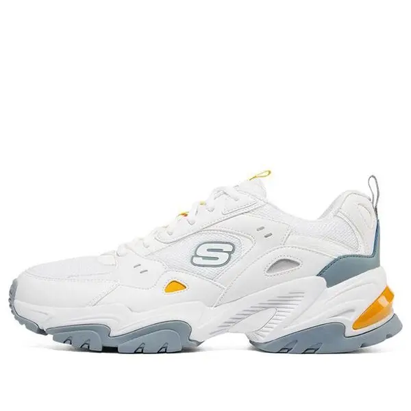Sketchers Stamina V2 Low Top Sneakers - White/blue