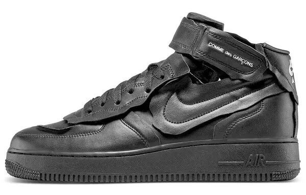 Nike Comme Des Garçons X Force 1 Mid "triple