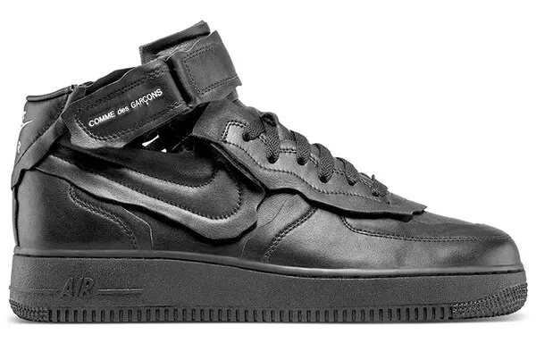 Nike Comme Des Garçons X Force 1 Mid "triple