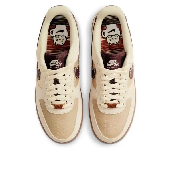 Nike Force 1 Low 'coffee' Sneakers - Light Brown